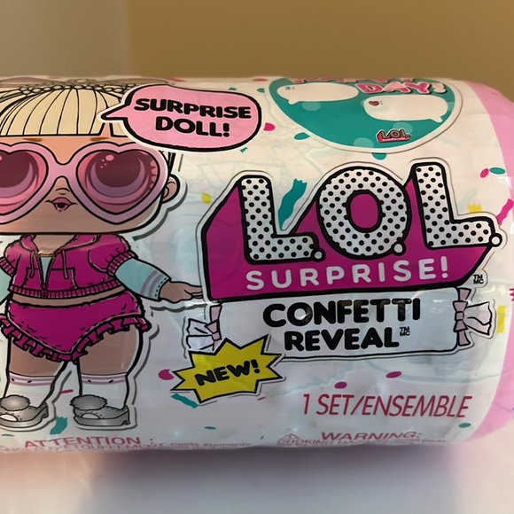 L.O.L. Surprise! | Toys | Brand New Lol Surprise Doll Confetti Reveal 5 ...